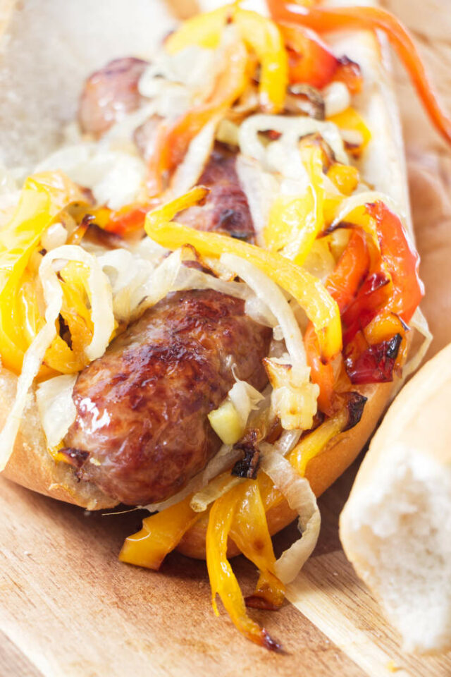 Air Fryer Brat Sandwiches - A License To Grill