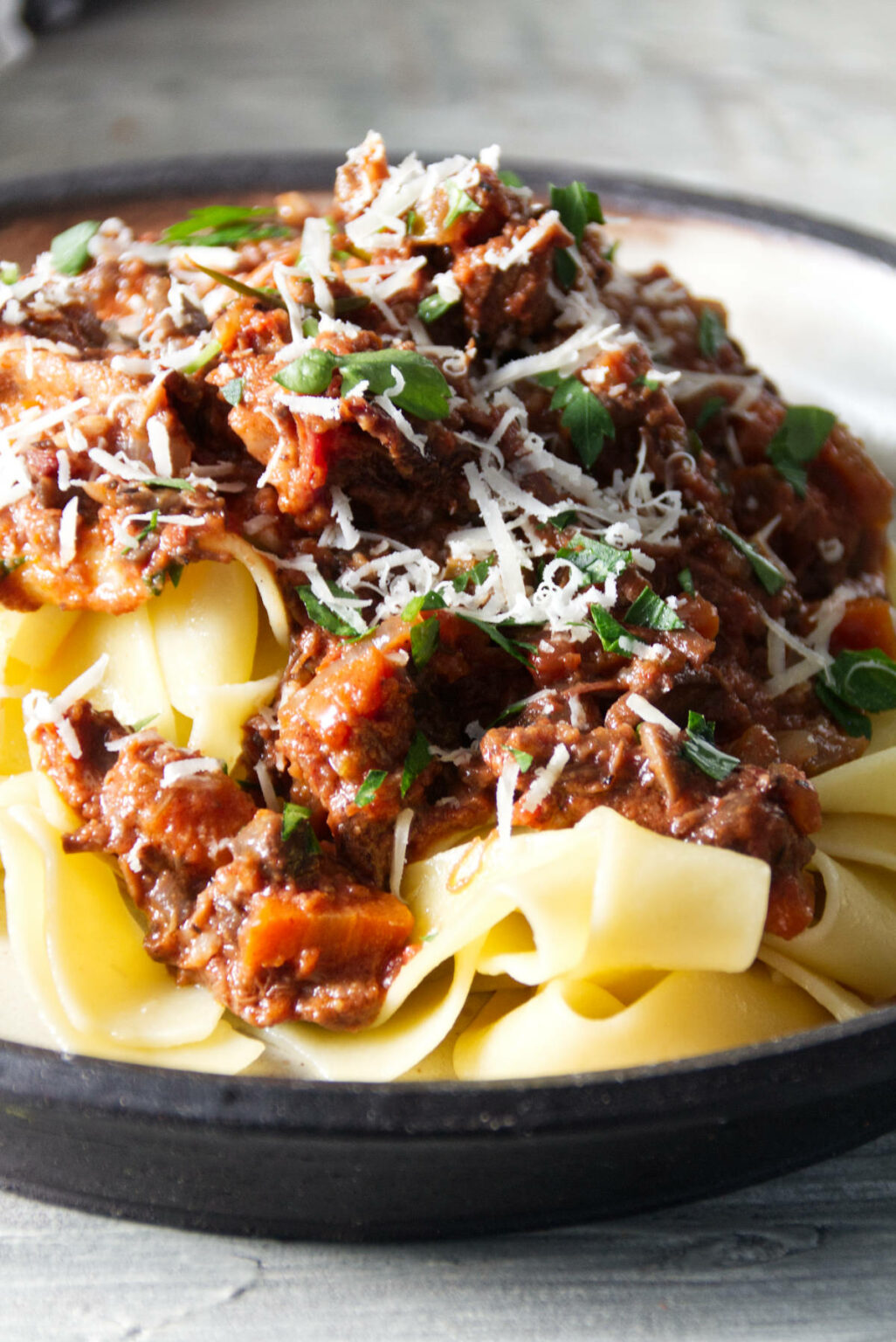 Traeger Short Rib Ragu - A License To Grill