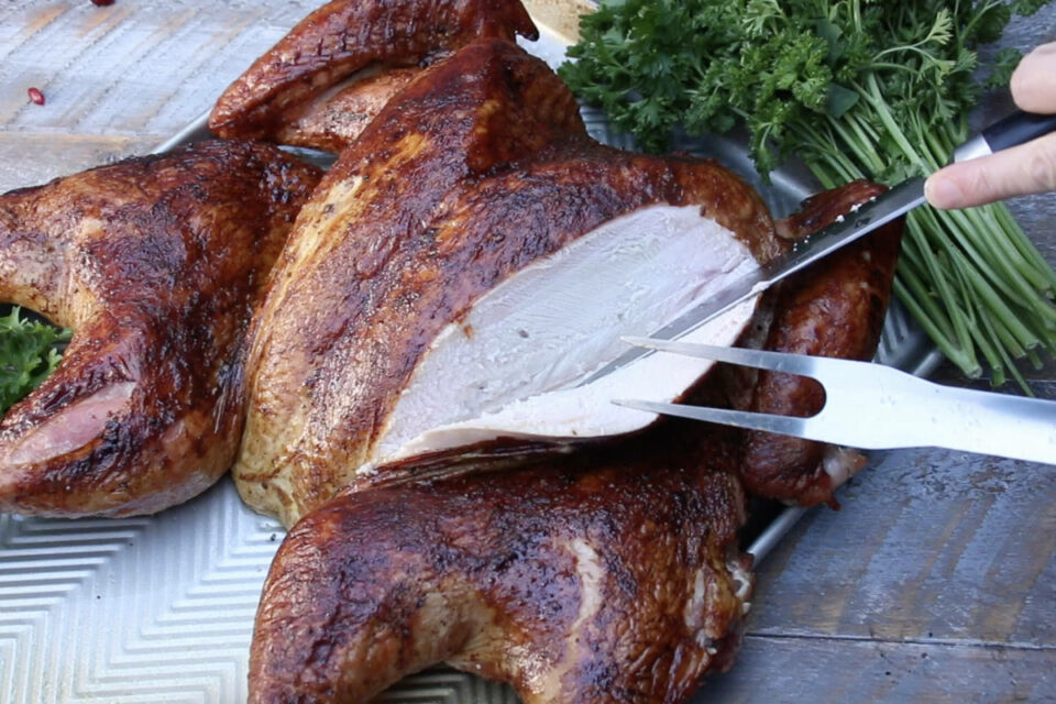 Traeger Smoked Spatchcock Turkey - A License To Grill