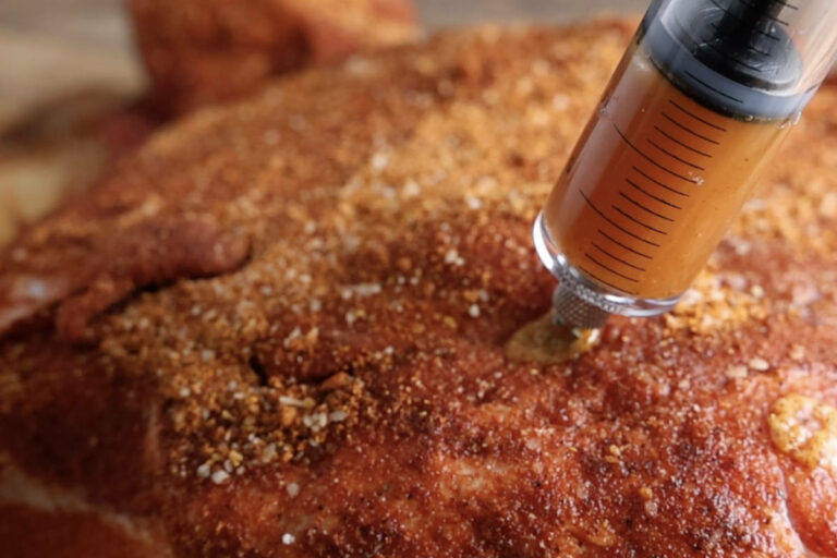 Pork Butt Injection - How to Inject Pork Boston Butt - A License To Grill