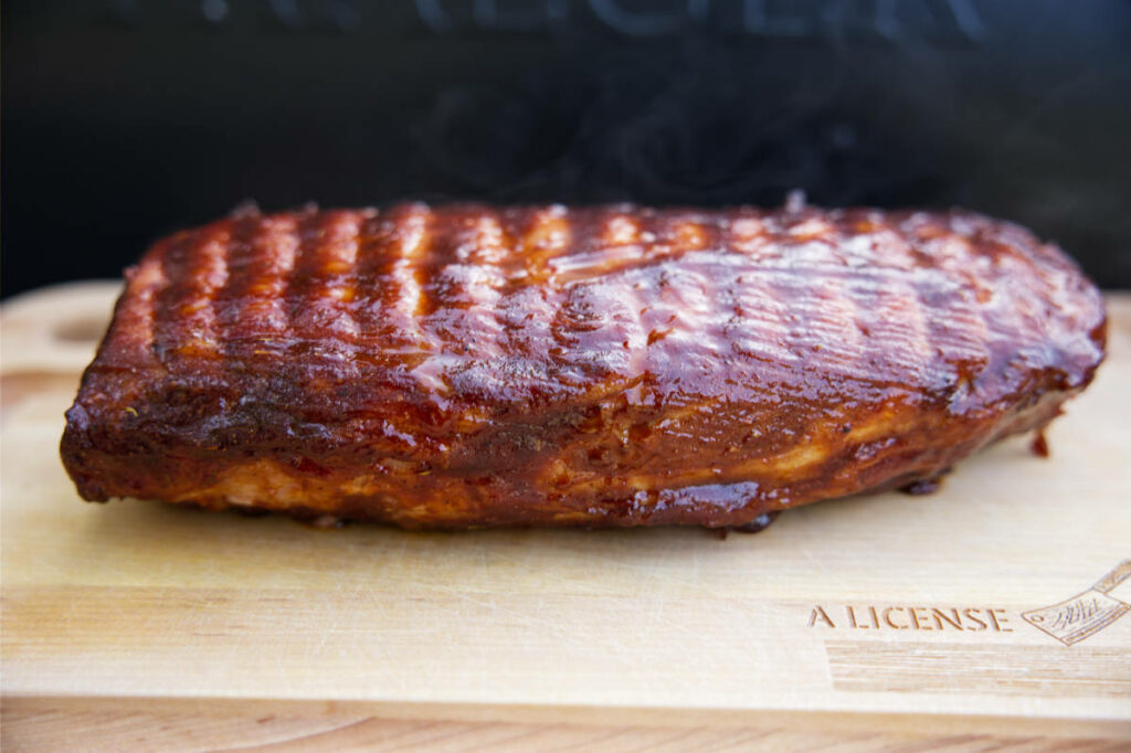 How to BBQ Pork Loin - A License To Grill